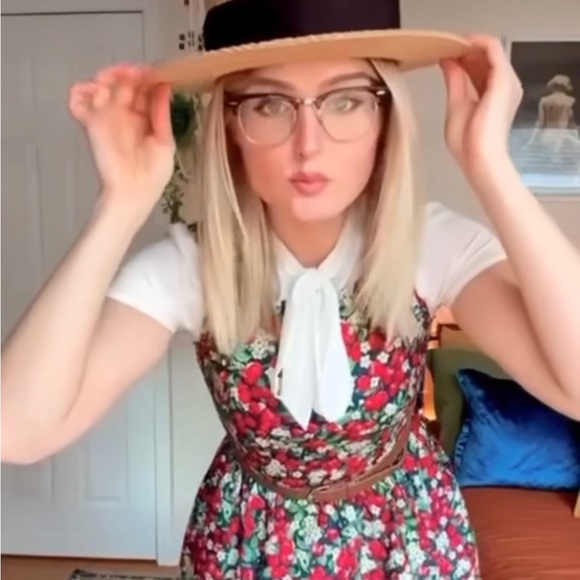 Retrolicious | Dresses | Cherry Good Print Vintage Style Dress By ...